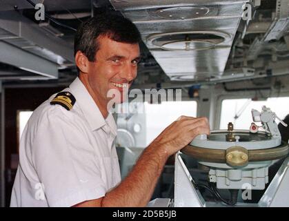 British HMS Sheffield Royal Navy ship Memorial, sunk on 4 May 1982 in ...