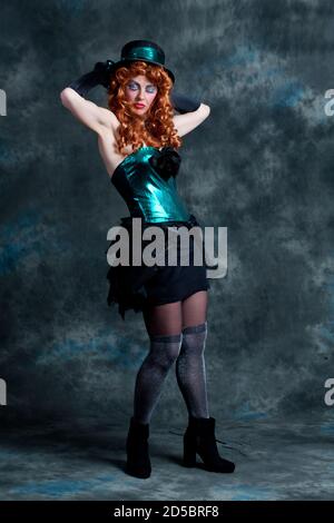 Female character from a pantomime Stock Photo - Alamy