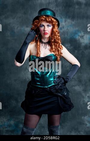 Female character from a pantomime Stock Photo - Alamy