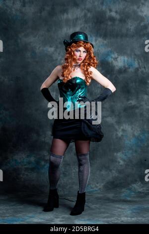 Female character from a pantomime Stock Photo - Alamy