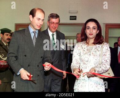 Queen Elizabeth II in Amman, Jordan, on a state visit in 1984 is ...