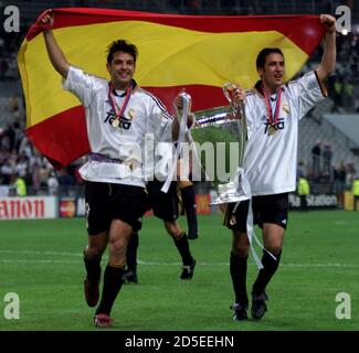 REAL MADRID REAL MADRID V VALENCIA 24 May 2000 Stock Photo - Alamy