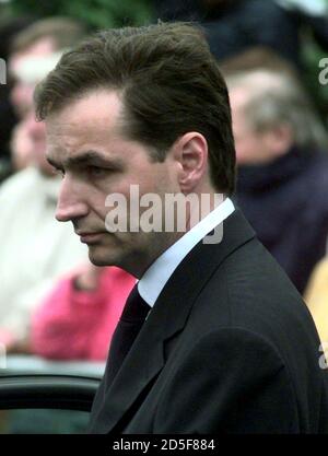 Dr Alan Farthing at the funeral of his former fiance Jill Dando, at ...