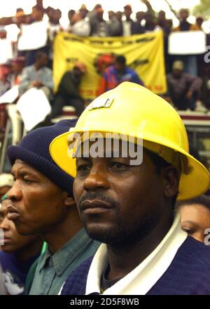 Thousands of South African workers marched through the streets of ...