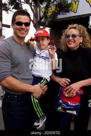 Antonio Sabato Jr, with son Jack Sabato, daughter Mina Bree Sabato, and ...