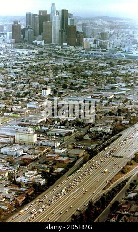 Freeway damage after Northridge earthquake in 1994 Stock Photo - Alamy