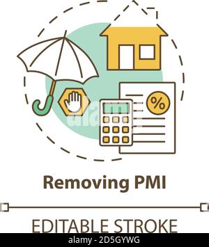 Removing PMI concept icon Stock Vector Image & Art - Alamy