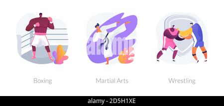 Self defense abstract concept vector illustration Stock Vector Image ...