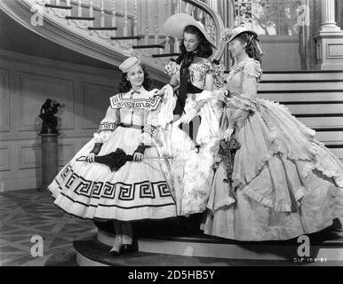 ANN RUTHERFORD and EVELYN KEYES in GONE WITH THE WIND 1939 director ...