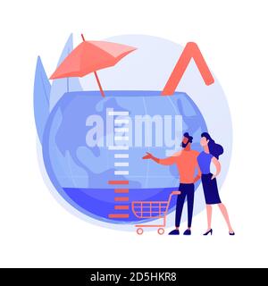 Overconsumption abstract concept vector illustration Stock Vector Image ...