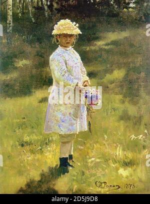 Repin Ilja - Portrait of Vera Repina the Artist's Wife 2 Stock Photo ...