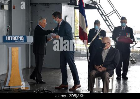 Jeremie Robert, Consul General of France in New York speaks at the ...
