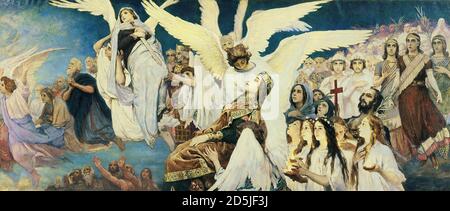 Vasnetsov Victor - Joy of the Righteous About the Lord (Triptych) 2 - Russian School - 19th ...
