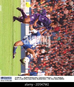Soccer - Tottenham Hotspur v Sheffield Wednesday. Chris Waddle ...