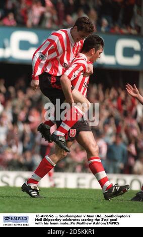 13-APR-96 ... Southampton v Manchester United. Southampton's Neil ...