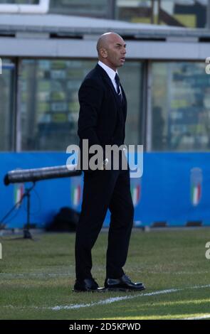 The Italian coach of the Italian national football team Roberto Mancini ...