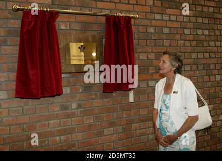 Virginia May opens the Peter May Stand at the Kia Oval Stock Photo - Alamy