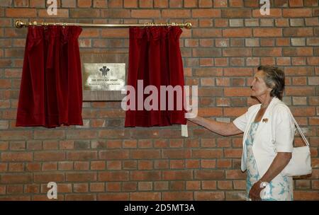 Virginia May opens the Peter May Stand at the Kia Oval Stock Photo - Alamy