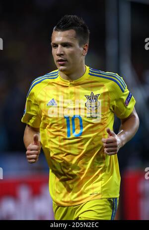 Ukraine's Yevhen Konoplyanka Stock Photo - Alamy