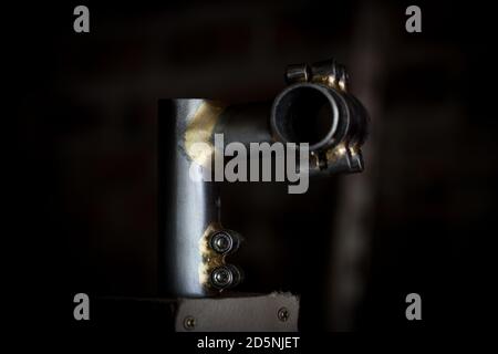 Handmade fillet brazed steel bicycle stem by The Vandal Metalworks ...