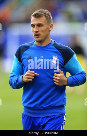 Birmingham City's Robert Tesche during the warm up Stock Photo - Alamy
