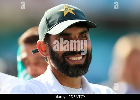 Pakistan cricket captain Misbah-ul-Haq, photographed at Worcestershire ...