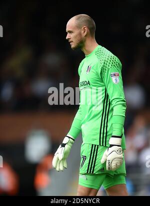 Fulham goalkeeper David Button Stock Photo - Alamy