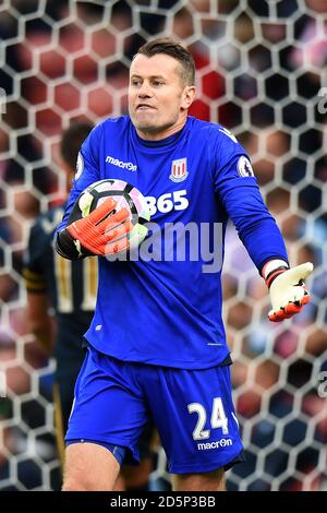 Stoke City goalkeeper Shay Given Stock Photo - Alamy