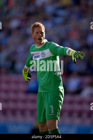 Goalkeeper Adam Bogdan, Wigan Athletic Stock Photo - Alamy