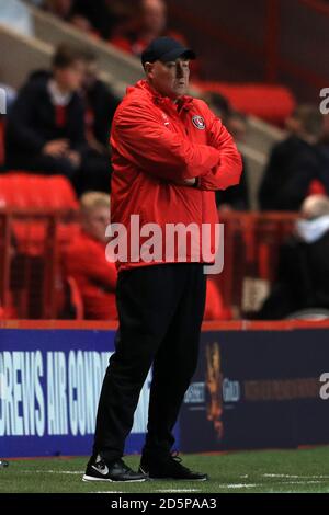 Charlton Athletic manager Russell Slade Stock Photo - Alamy