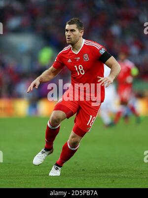 Wales' Sam Vokes Stock Photo - Alamy