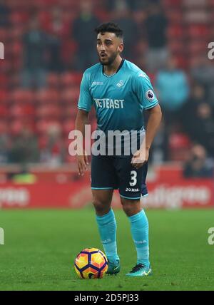 Swansea City's Neil Taylor Stock Photo - Alamy
