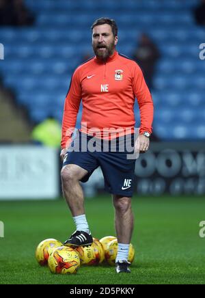 Coventry City Coach Nicky Eaden Stock Photo - Alamy