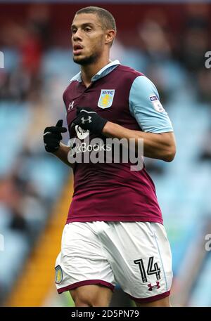 Rudy Gestede, Aston Villa Stock Photo - Alamy