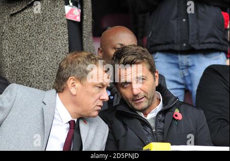 Left-right Swindon Town Chairman Lee Power and Swindon director of ...