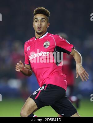 Notts County's Curtis Thompson Stock Photo - Alamy