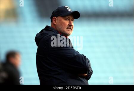 Coventry City's manager Russell Slade during the match against Millwall ...