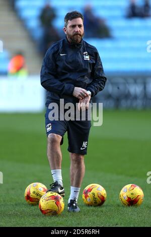 Coventry City coach Nicky Eaden Stock Photo - Alamy
