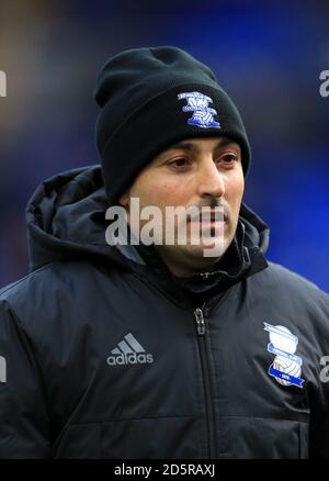Birmingham City Video Analyst Sebastiano Porcu (left) and First Team ...