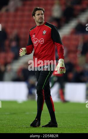 Southampton goalkeeper Stuart Taylor Stock Photo - Alamy