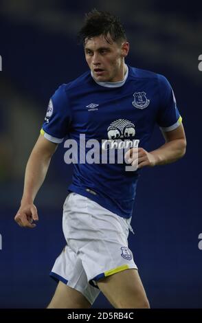 Everton's Callum Dyson Stock Photo - Alamy