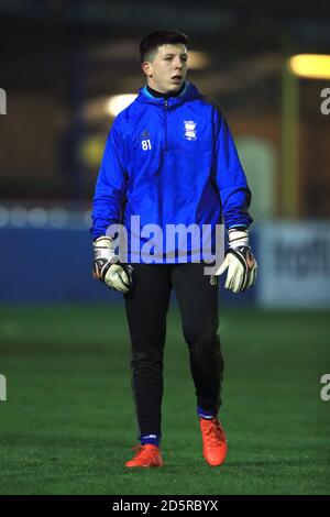 Birmingham City goalkeeper Adam Siviter Stock Photo - Alamy
