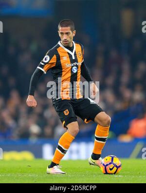 Hull City's Evandro Goebel in action during the Premier League match at ...