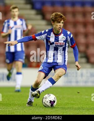 Wigan Athletic's Jamie Cotter Stock Photo - Alamy