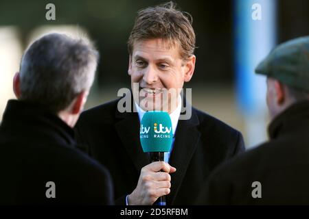 Ed Chamberlin, ITV Racing presenter Stock Photo - Alamy