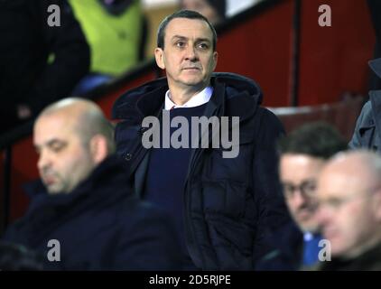 Fleetwood Town chairman Andy Pilley during the press conference at ...
