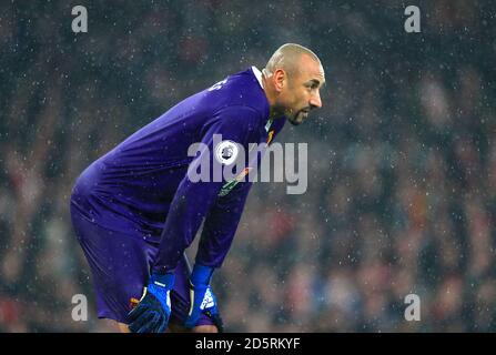Watford goalkeeper Heurelho Gomes Stock Photo - Alamy