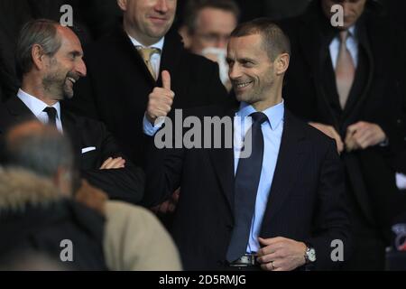 UEFA president Aleksander Ceferin in the stands Stock Photo - Alamy