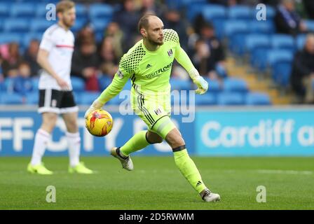 Fulham goalkeeper David Button Stock Photo - Alamy