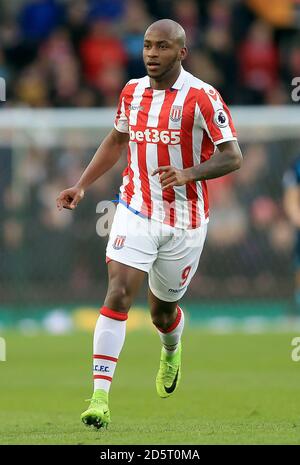 Stoke City's Saido Berahino in action Stock Photo - Alamy